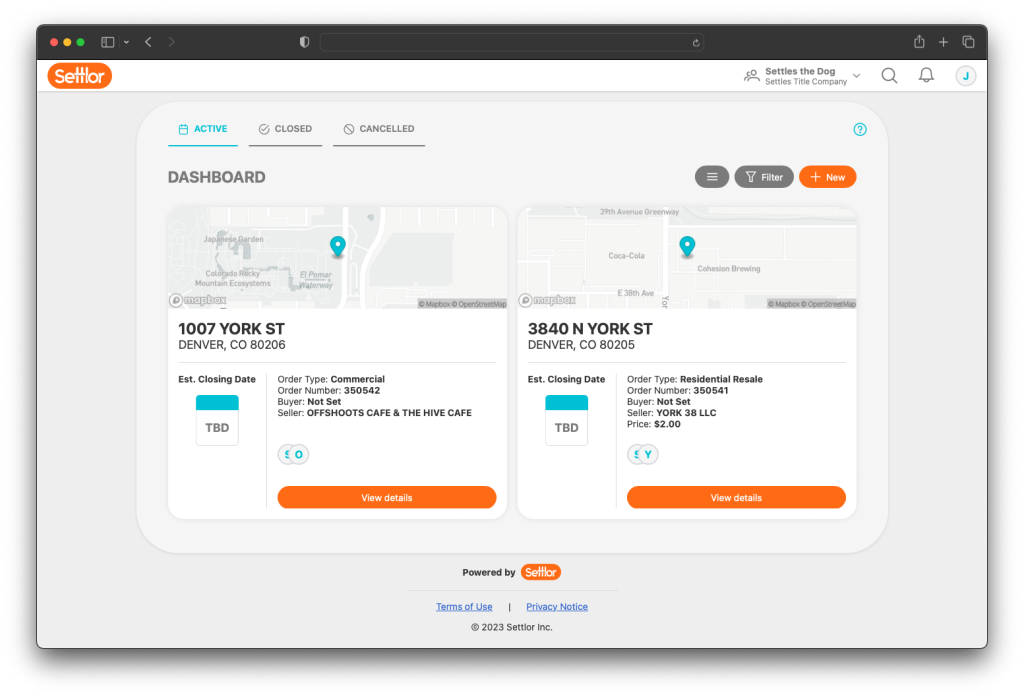 A Next Generation Portal - Settlor