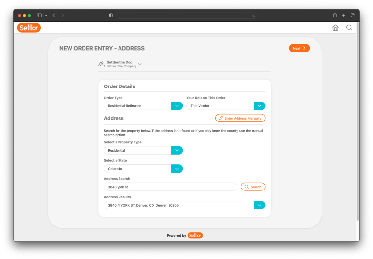A Next Generation Portal - Settlor